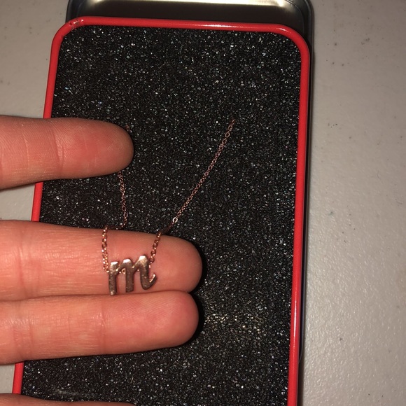Jewelry | Rose Gold M Necklace | Poshmark